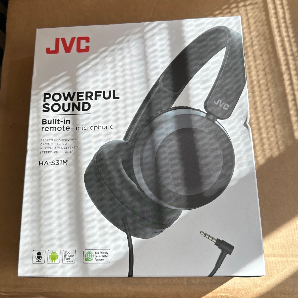 Like New Jvc jvc powerful sound ha-s31m headphones - Own4Less